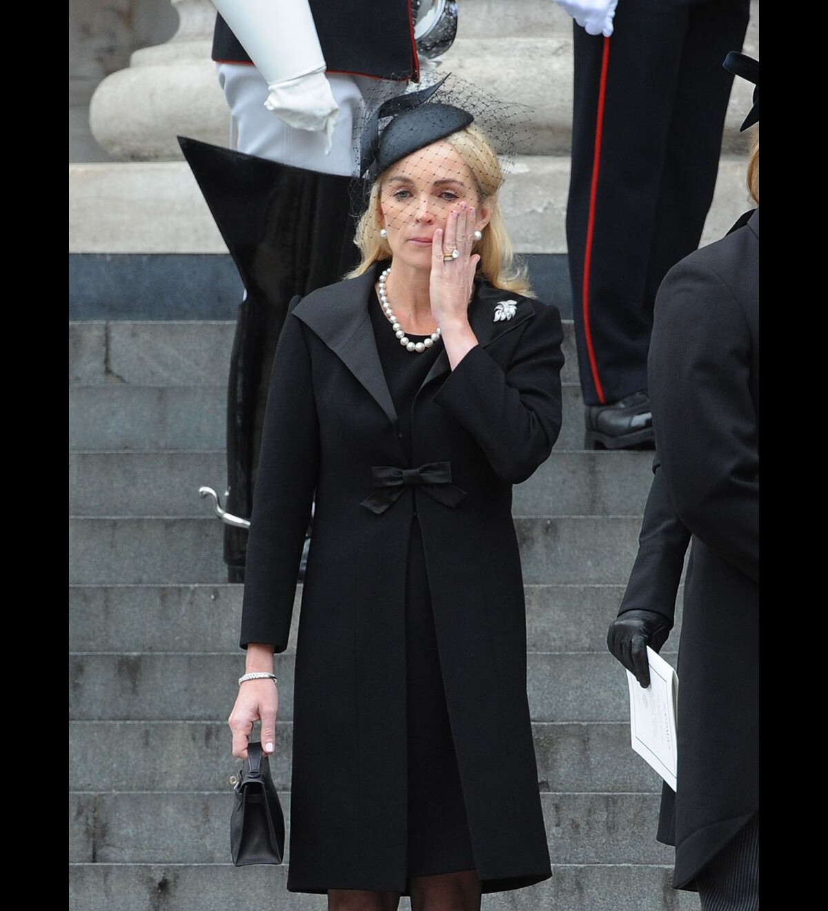 Photo : Sarah Thatcher - Obseques de Margaret Thatcher en la cathedrale ...