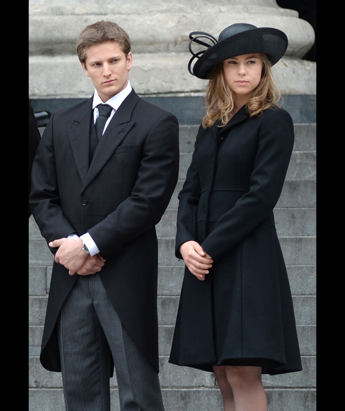 Photo : Michael et Amanda Thatcher, enfants de Sir Mark Thatcher et ...