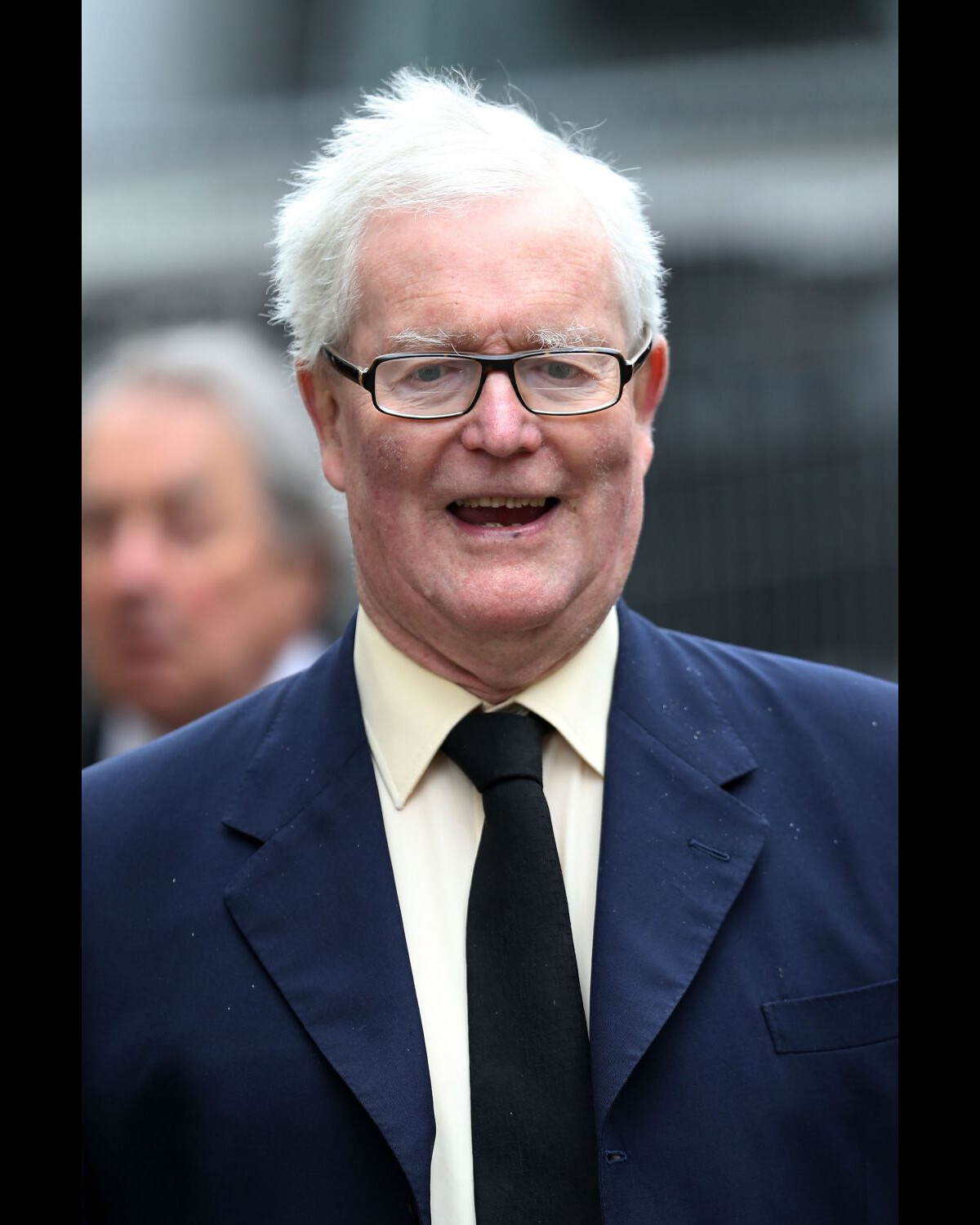 Photo : Douglas Hurd aux funérailles de Margaret Thatcher, célébrées le ...