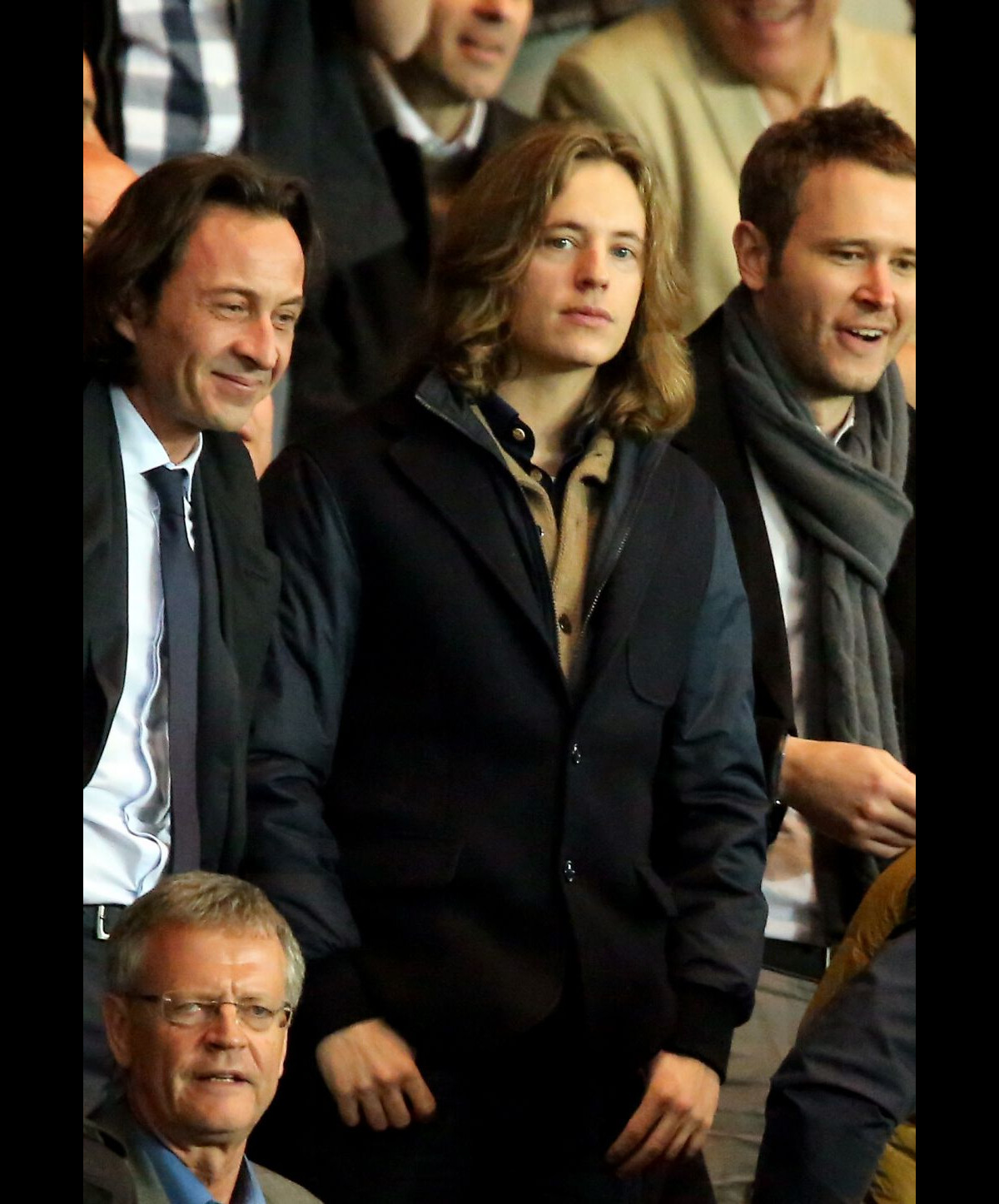 Photo : Pierre Sarkozy lors du match PSG-Nice (3-0) au Parc des Princes ...
