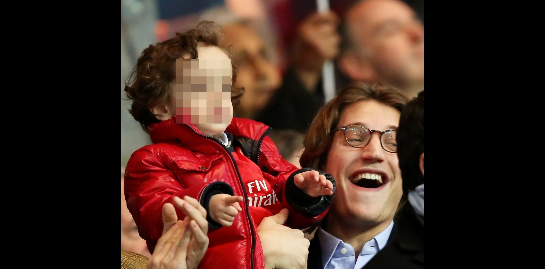 PSG-Nice : Jean Sarkozy, papa câlin avec Solal et Jessica, auprès de ...