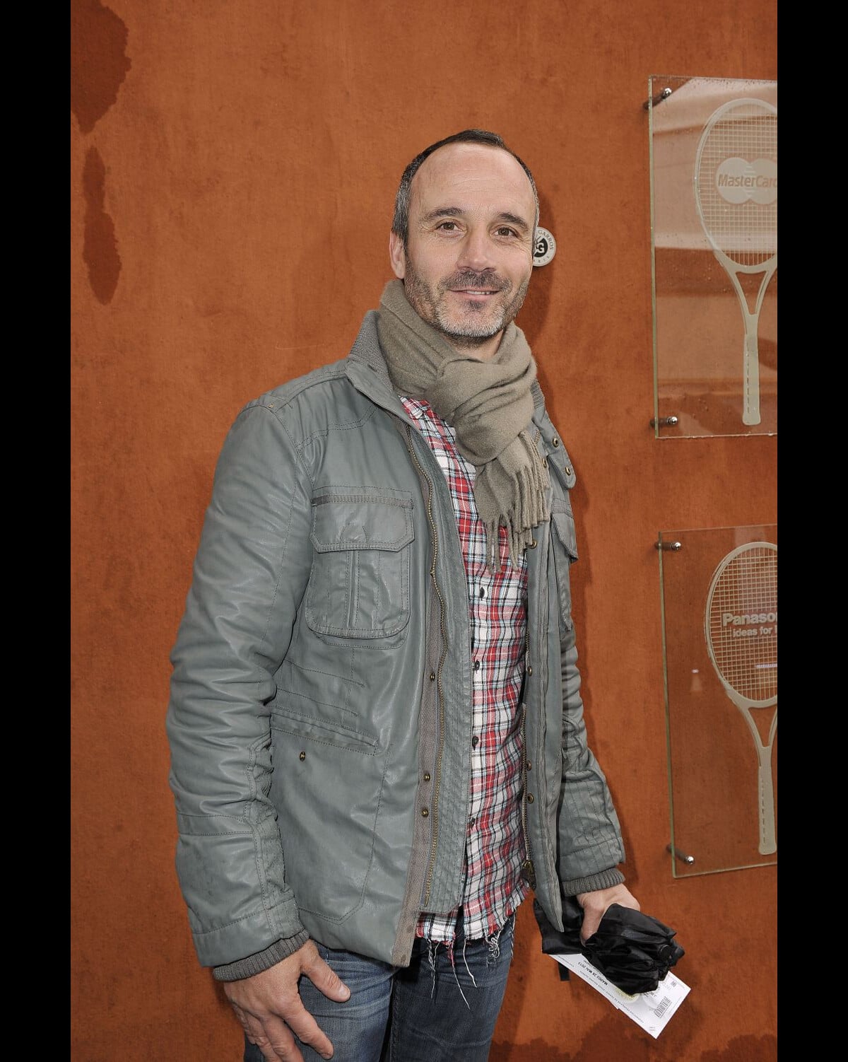 Photo : Eric Di Meco dans les allées du Village de Roland-Garros le 28 ...