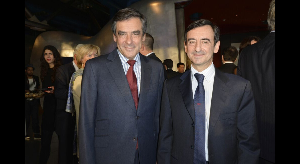 Photo : François Fillon et son frère Pierre Fillon lors de la soirée au ...