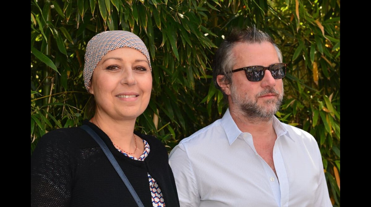 Photo : Valérie Benguigui et son époux au Village Roland-Garros lors de ...