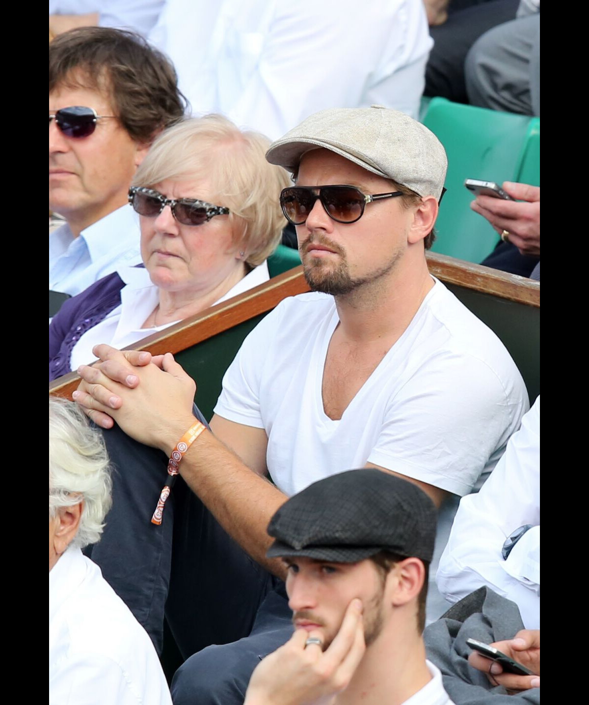 Photo : Leonardo Dicaprio lors du onzième jour des Internationaux de ...