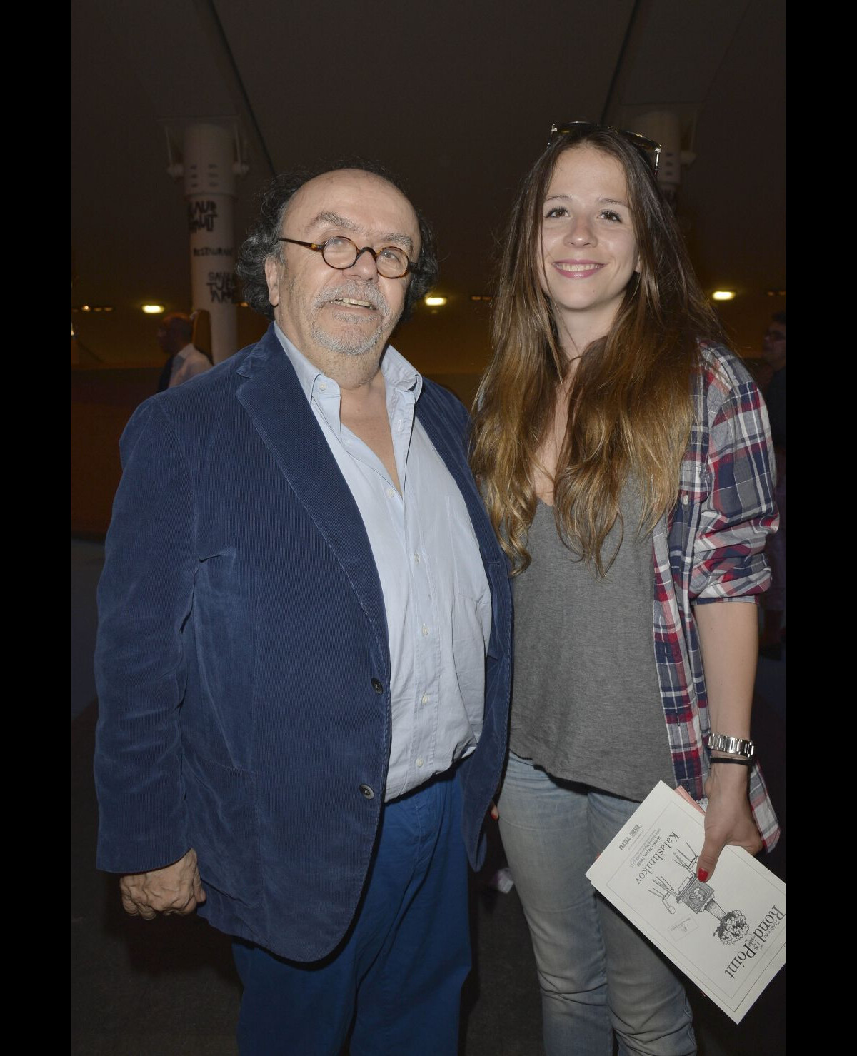 Photo : Alexie Ribes et son père Jean-Michel Ribes lors de la remise du ...