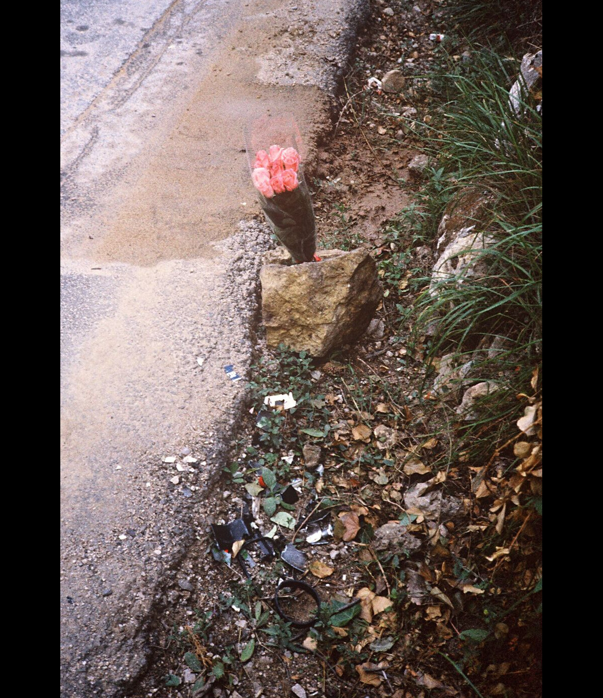 Photo : Le lieu de l'accident à Opio, le lendemain du drame, le 20 juin ...