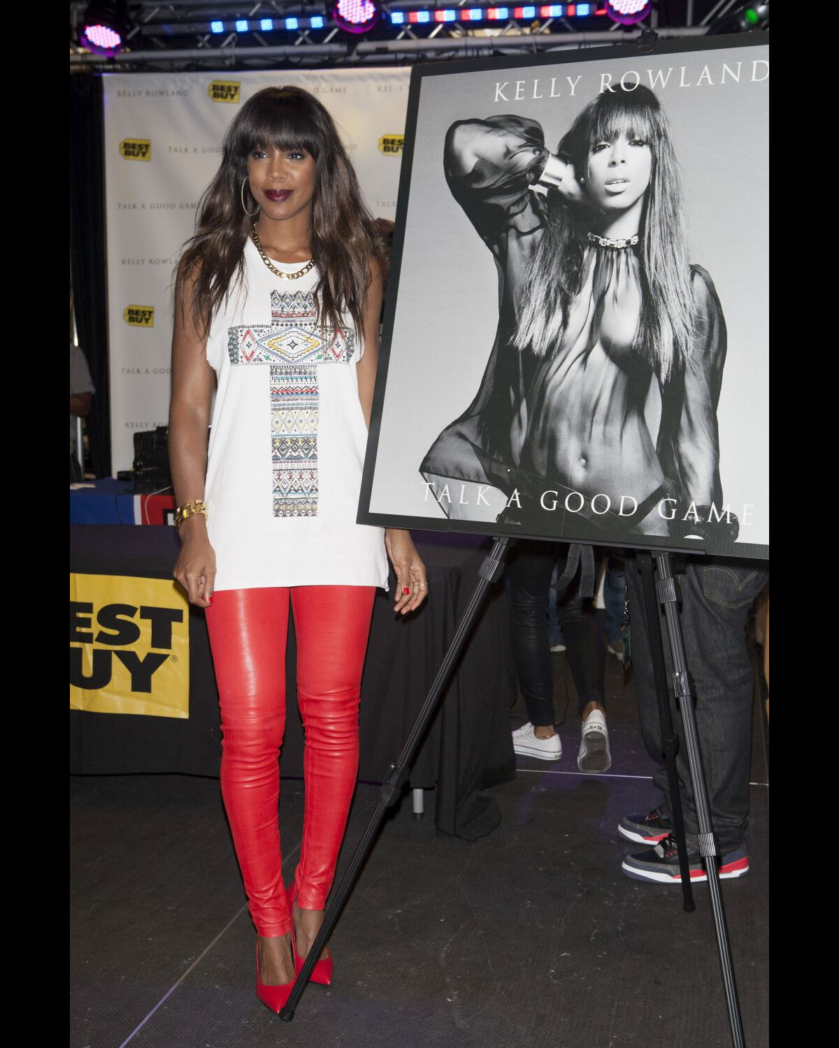 Photo : Kelly Rowland célèbre la sortie de Talk A Good Game à New York ...