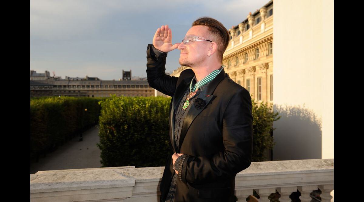 Photo : Bono à Paris, le 16 juillet 2013. - Purepeople