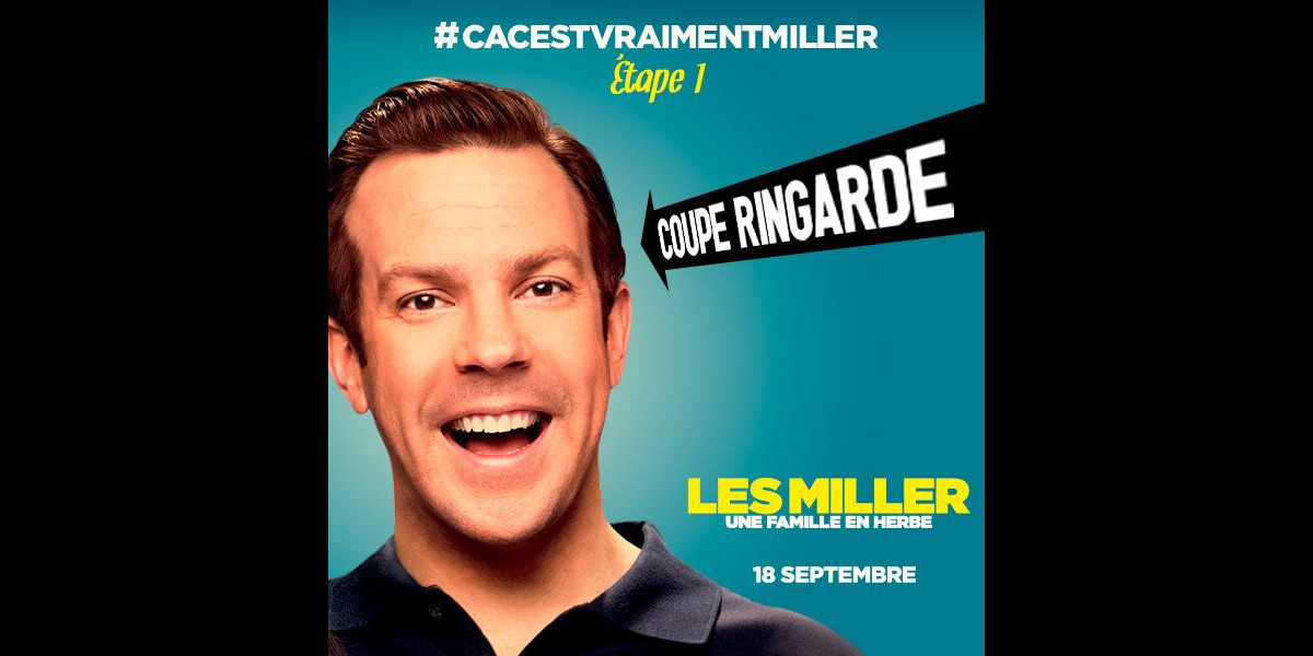 Photo : Affiche teaser de Jason Sudeikis pour le film Les Millers, une ...