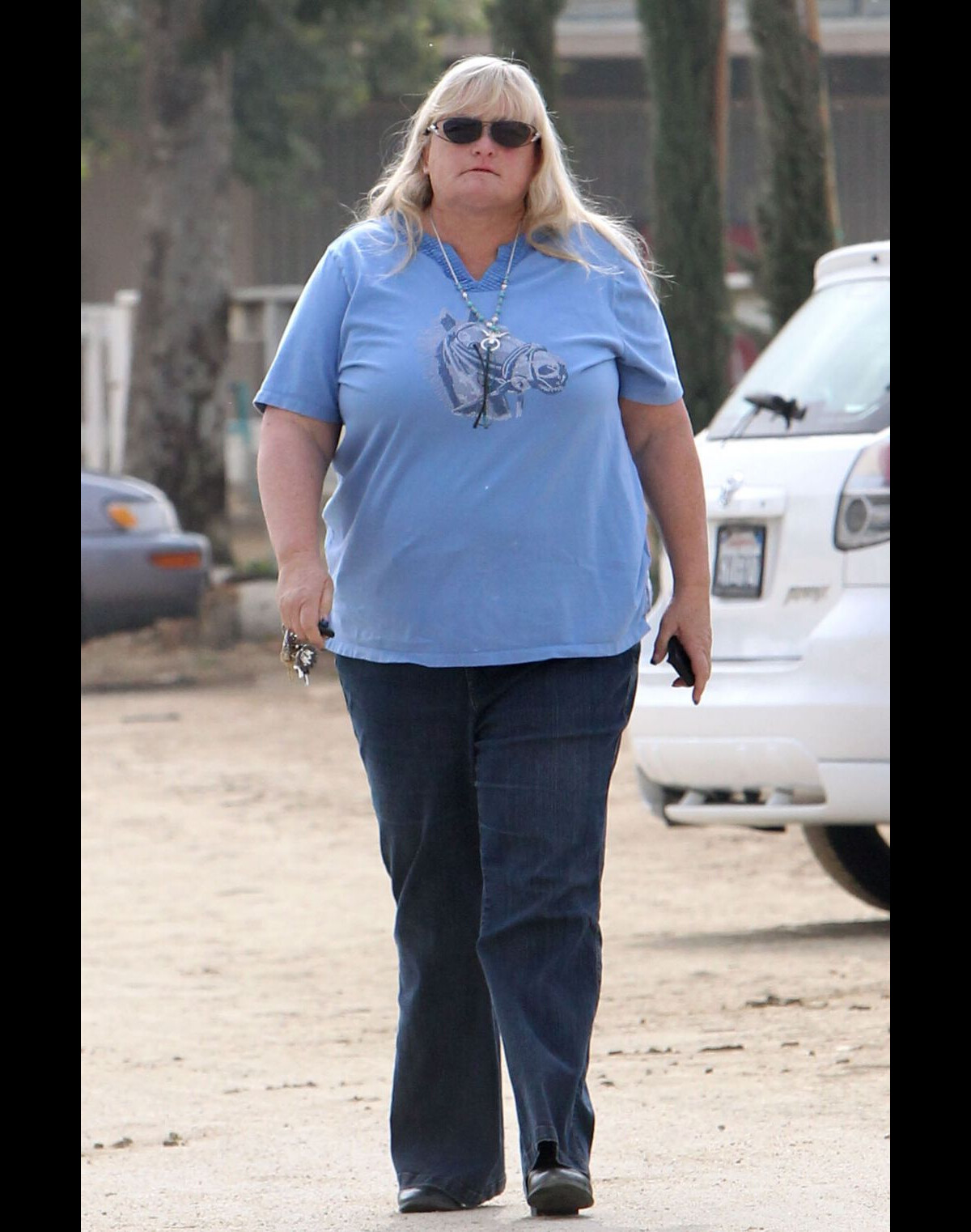 Photo : Debbie Rowe le 9 juin 2013 à Sherman Oaks. L'ex-épouse de ...