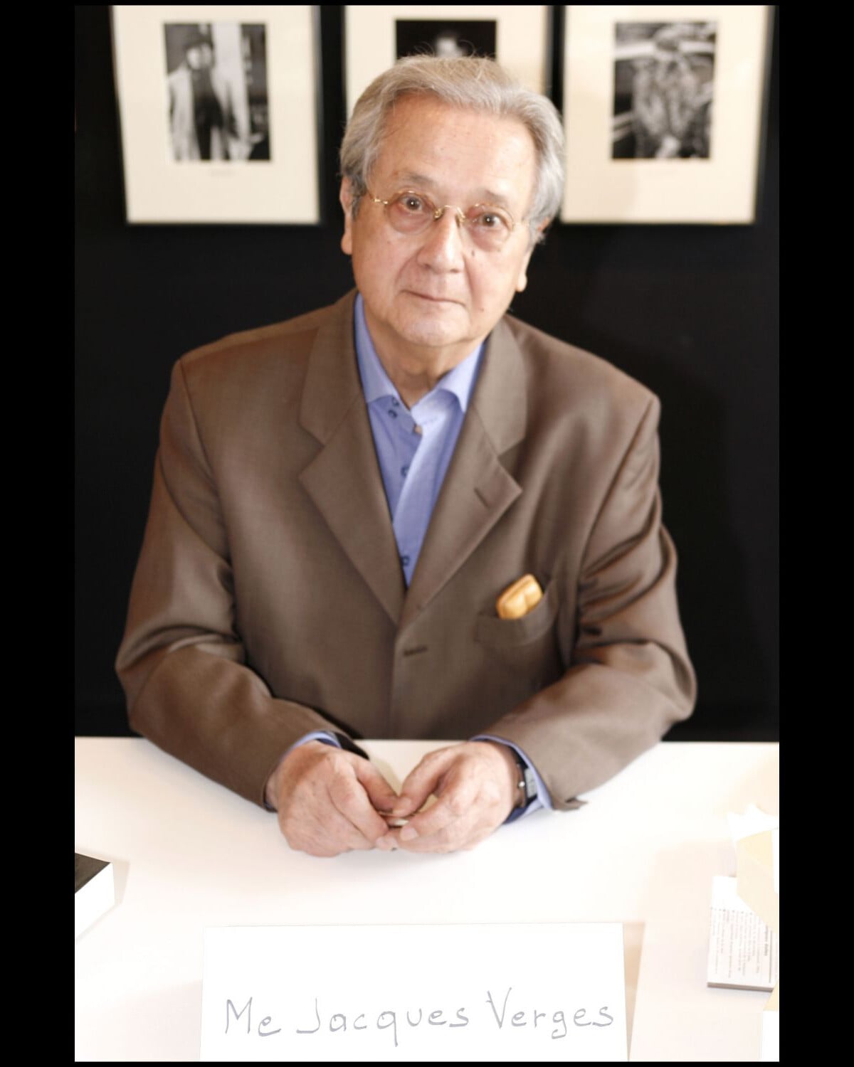 Photo : Jacques Vergès à Paris le 18 mai 2008. - Purepeople