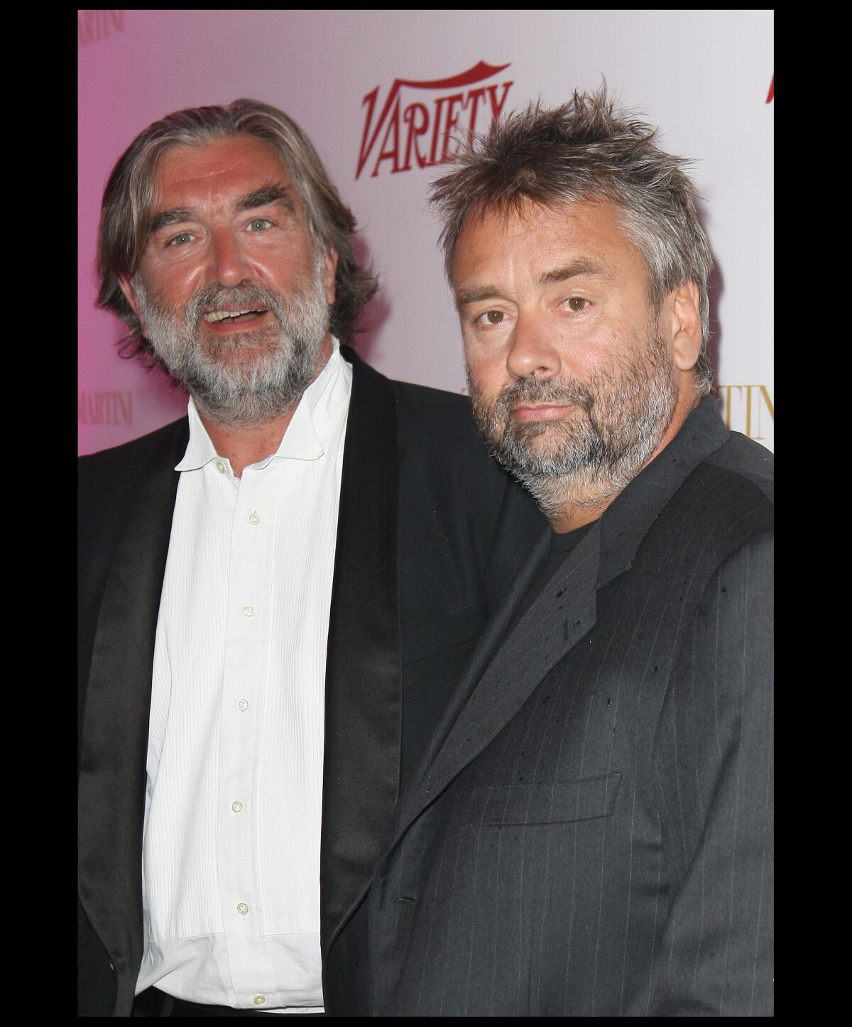 Photo : Les ex-associés d'EuropaCorp Pierre-Ange Le Pogam et Luc Besson ...