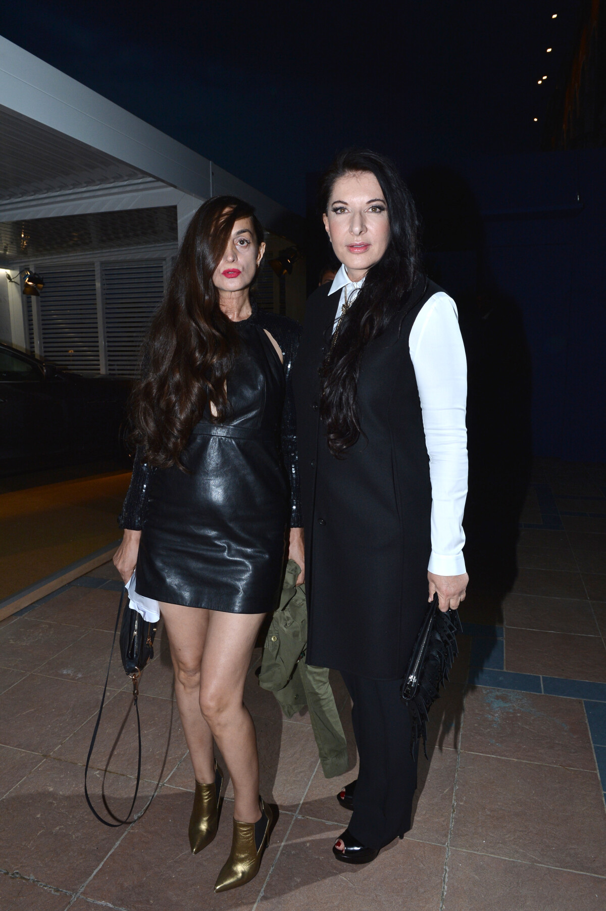 Photo : La rédactrice mode Rushka Bergman et Marina Abramovic lors du ...