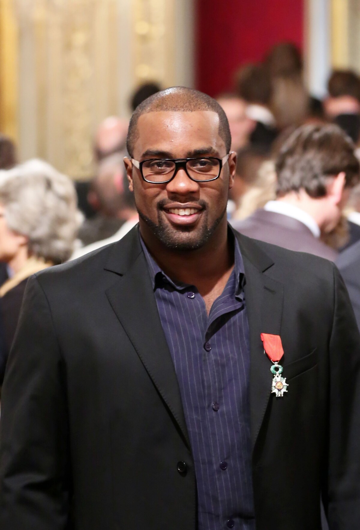 Photo : Teddy Riner lors de la cérémonie de remise de décorations au ...