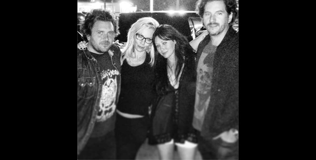 Photo : Jennie Garth et son nouveau boyfriend Michael Shimboavec ...