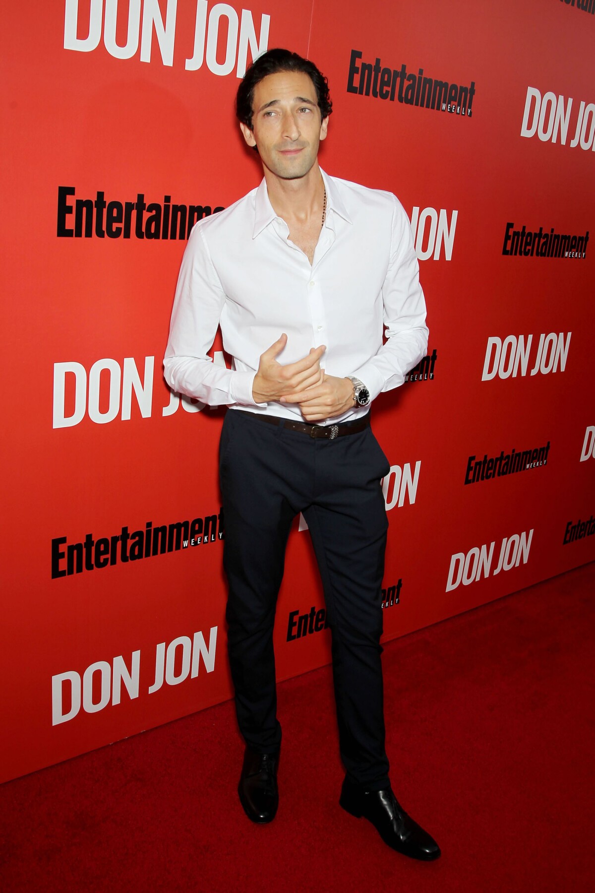 Photo : Adrien Brody lors de l'avant-première du film Don Jon à New ...