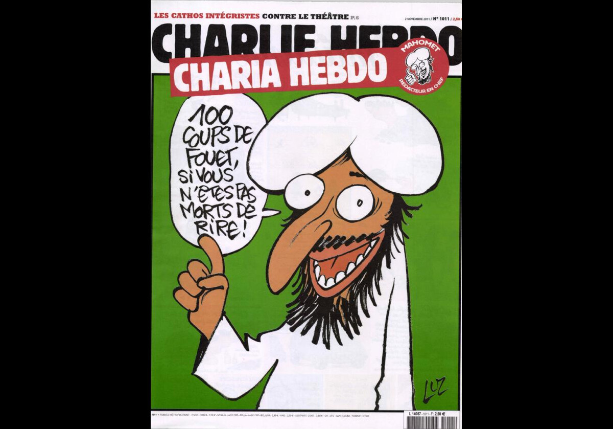 Photo : La une de Charlie Hedbo sorti ce mercredi 2 novembre 2011 dans ...