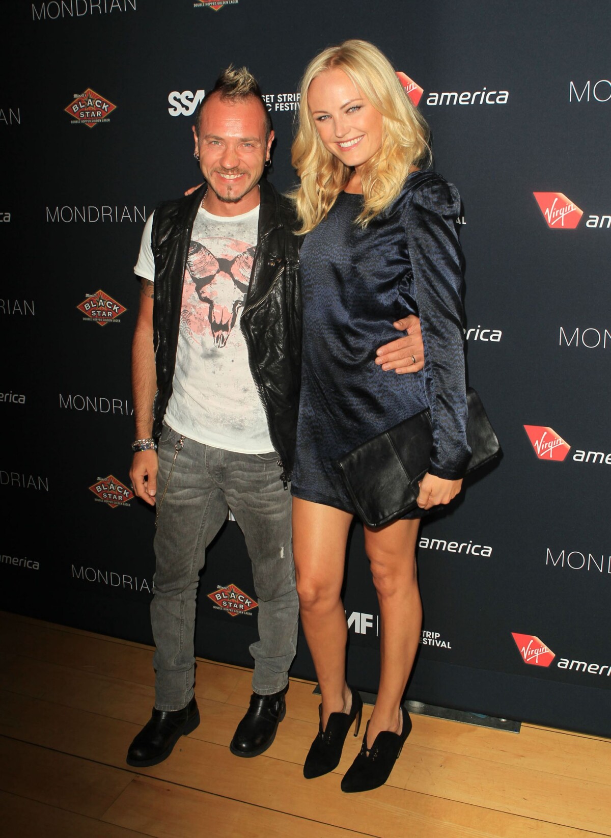 Photo : Roberto Zincone et Malin Akerman à West Hollywood le 17 août ...