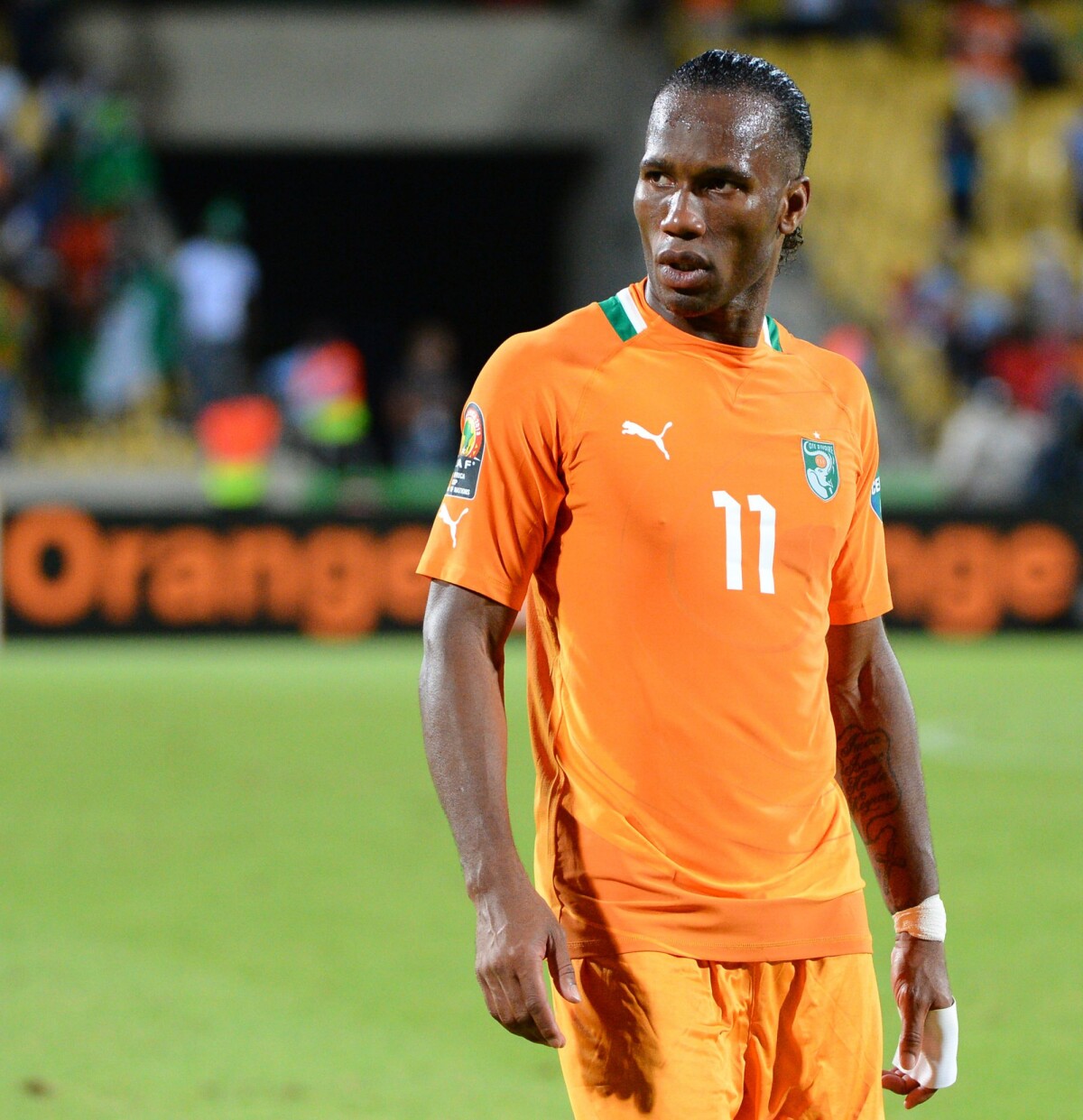 Photo : Didier Drogbalors de la Coupe d'Afrique des Nations au Royal ...