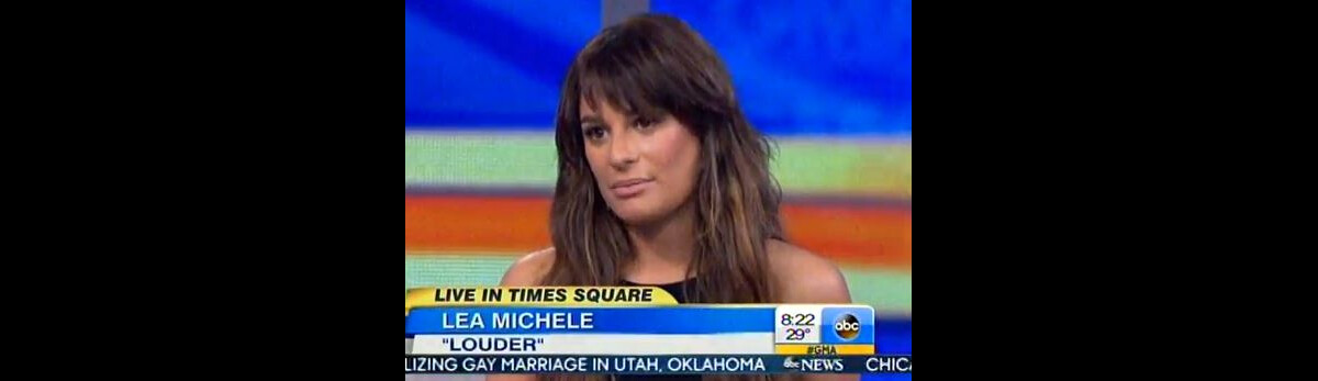 Vidéo : Lea Michele sur le plateau de Good Morning America, le 5 mars ...