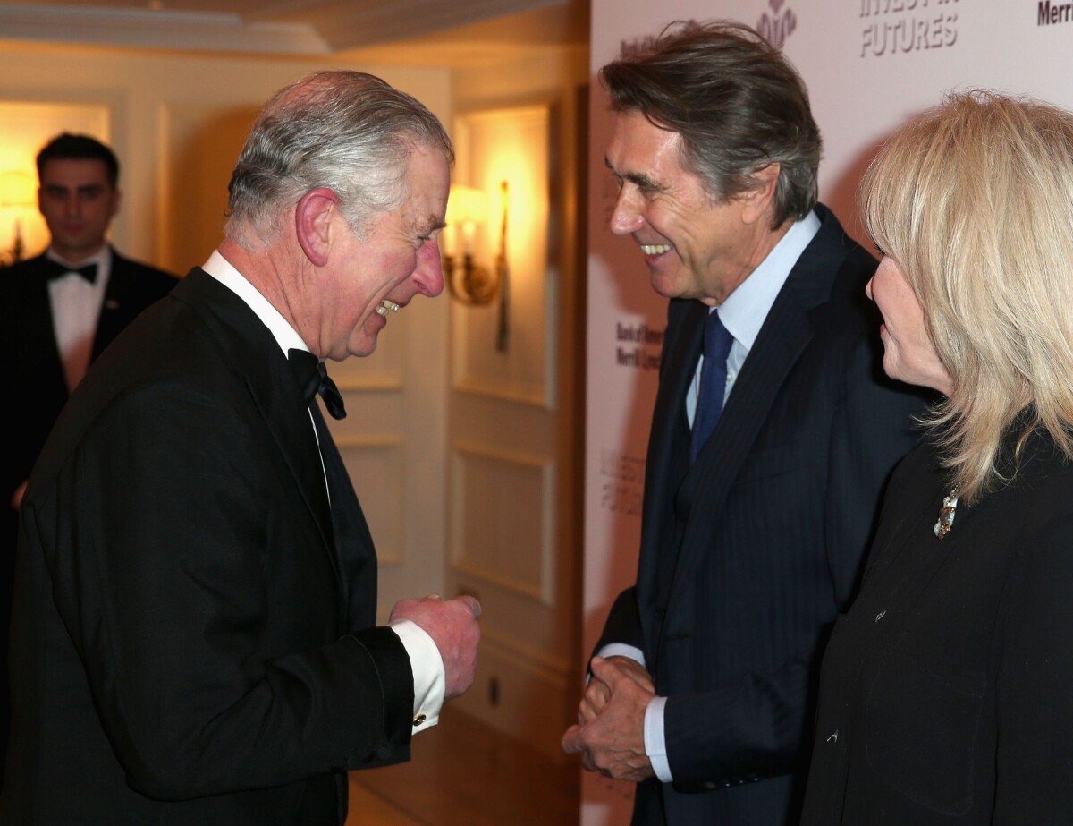 Photo : Le prince Charles et Bryan Ferry à Londes, le 6 février 2014 ...