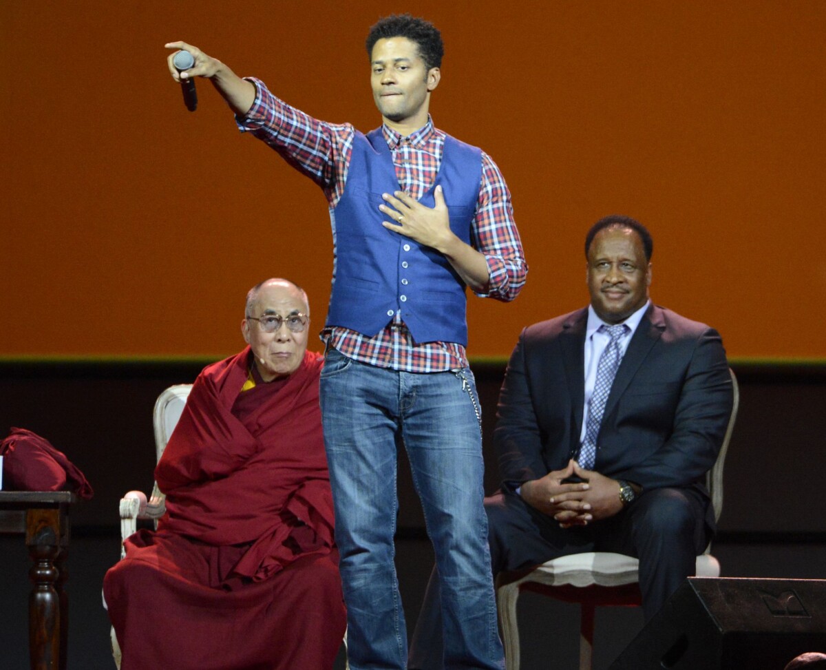 Photo : Eric Benet s'est produit devant le Dalaï Lama le 26 février ...
