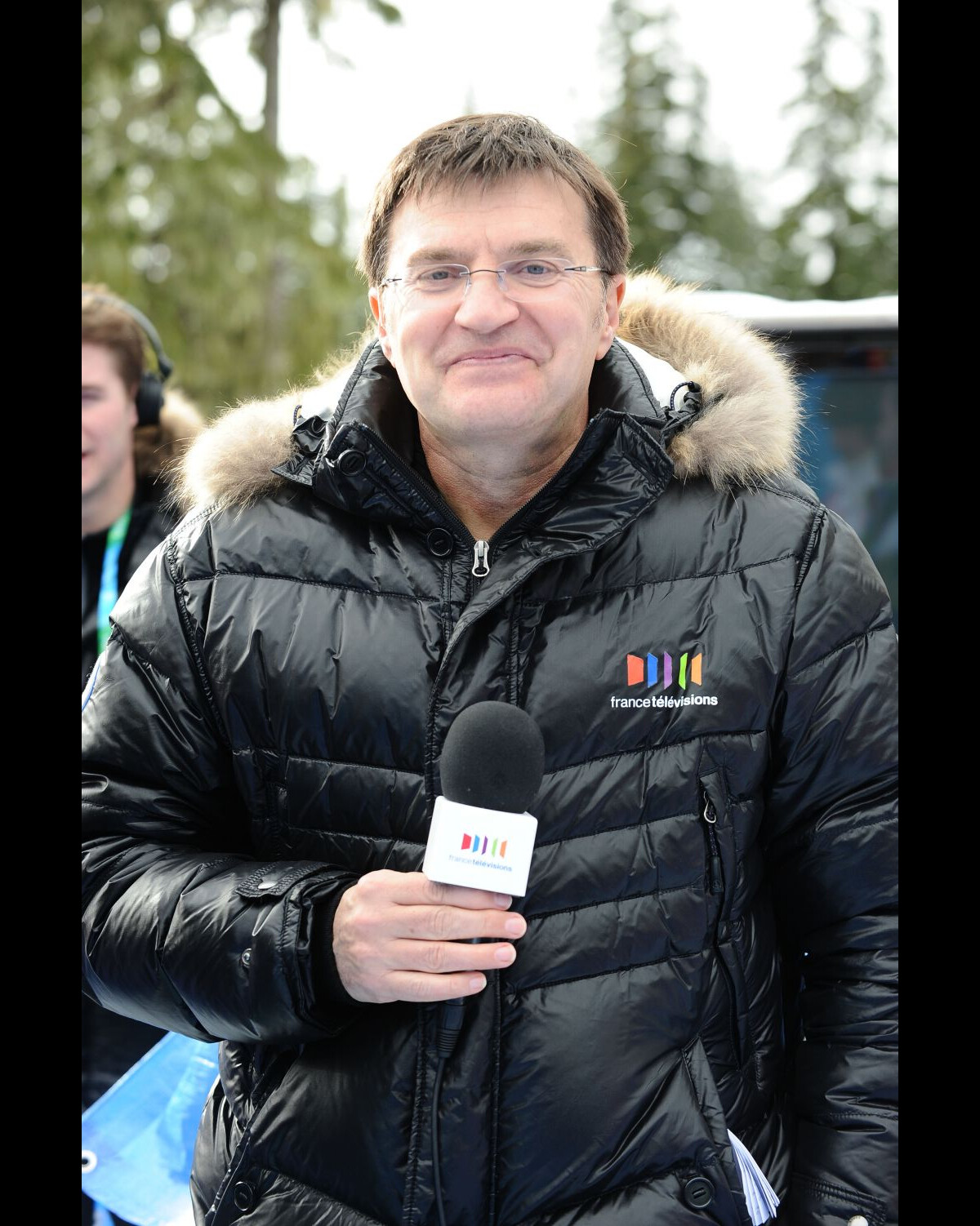 Photo : Patrick Montel lors des Jeux olympiques de Vancouver le 16 ...