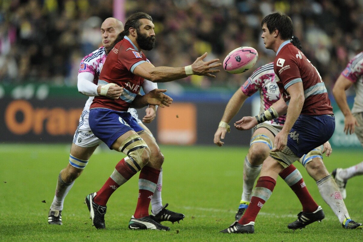 Photo : Sébastien Chabal lors du match Stade Français - Racing Metro 92 ...