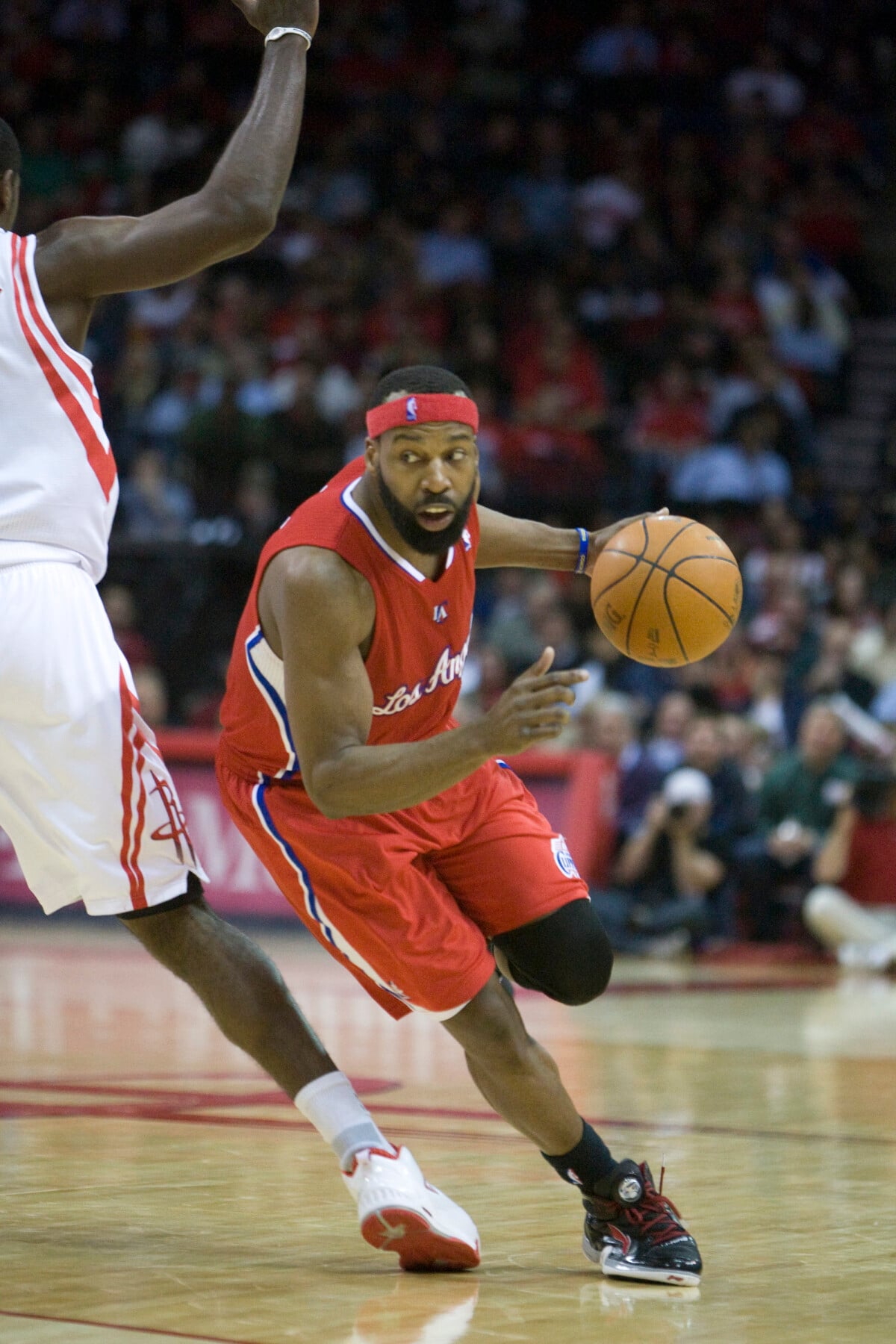 Photo : Baron Davis avec le maillot des Los Angeles Clippers face aux ...