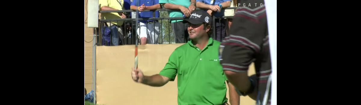 Photo : Steven Bowditch, après sa victoire sur le PGA Tour, au Texas ...