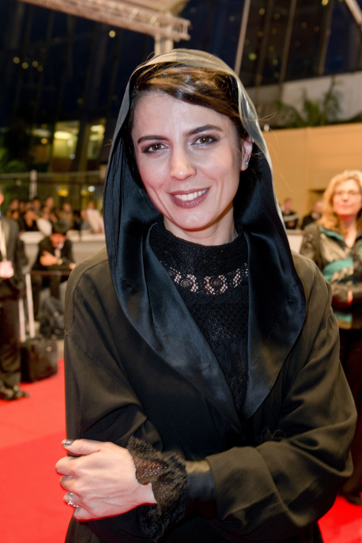 Photo : Leïla Hatami lors de la projection du film Le Passé au Festival ...
