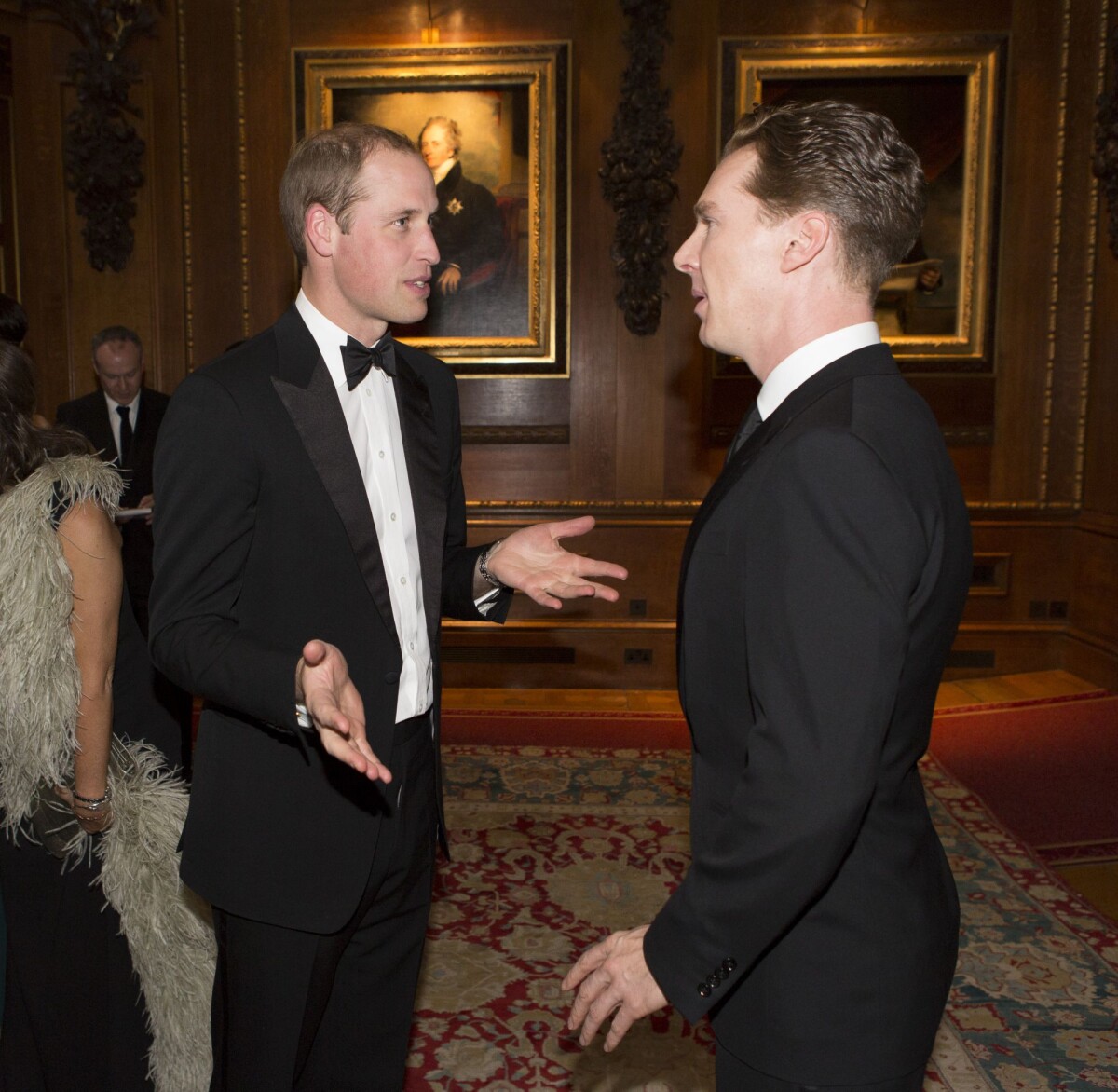 Photo : Le prince William et Benedict Cumberbatch, le 13 mai 2014 au ...
