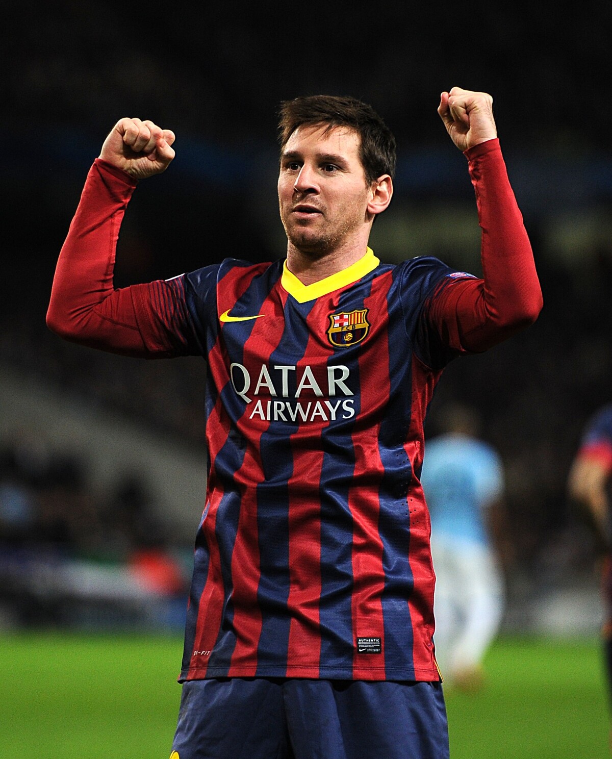 Photo : Lionel Messi lors du match entre Manchester City et le FC ...
