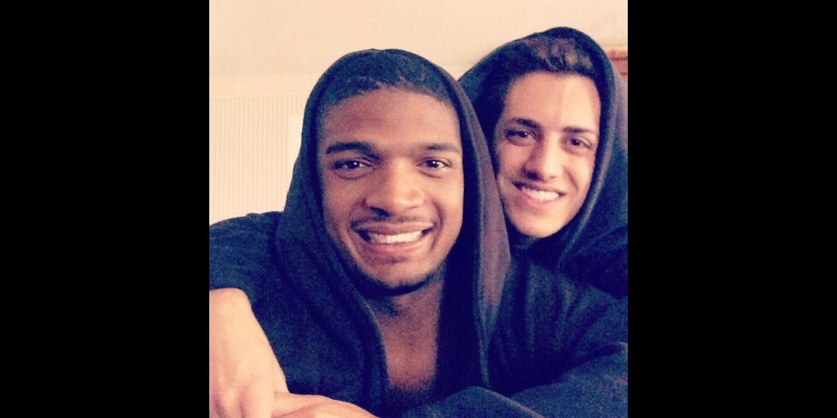 Photo : Michael Sam et Vito Cammisano, photo publiée sur Twitter, le ...