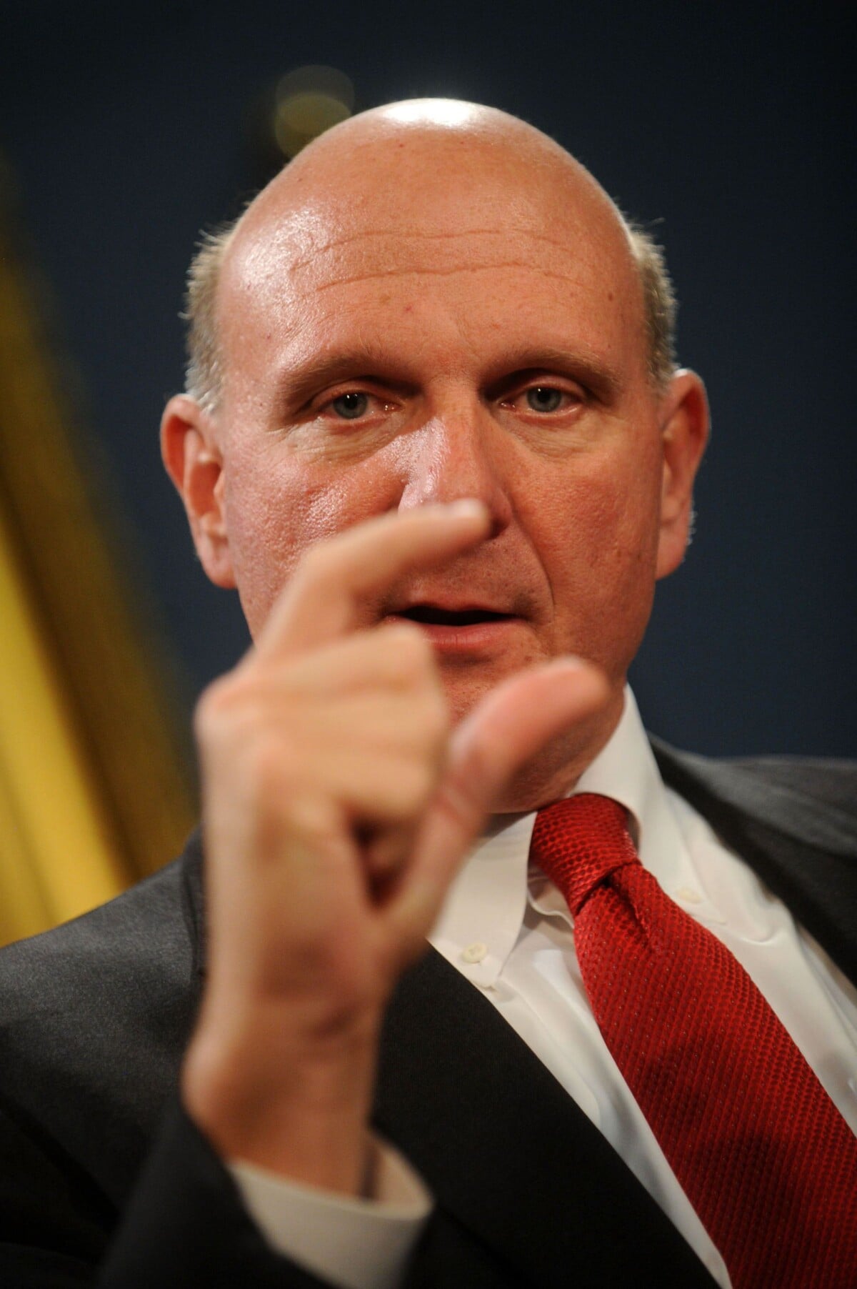 Photo : Steve Ballmer lors d'une conférence de presse au City Hall de ...