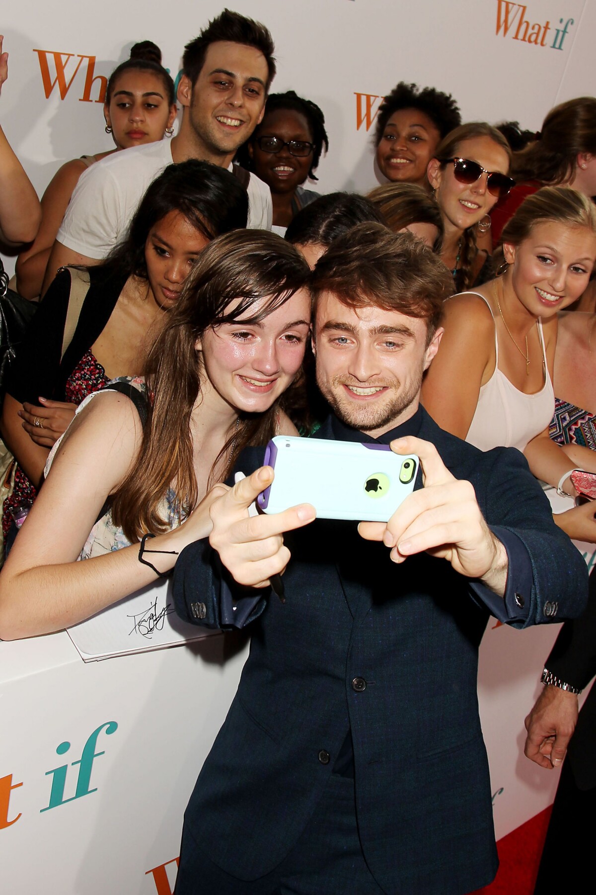Photo : Daniel Radcliffe avec ses fans lors de l'avant-première du film ...