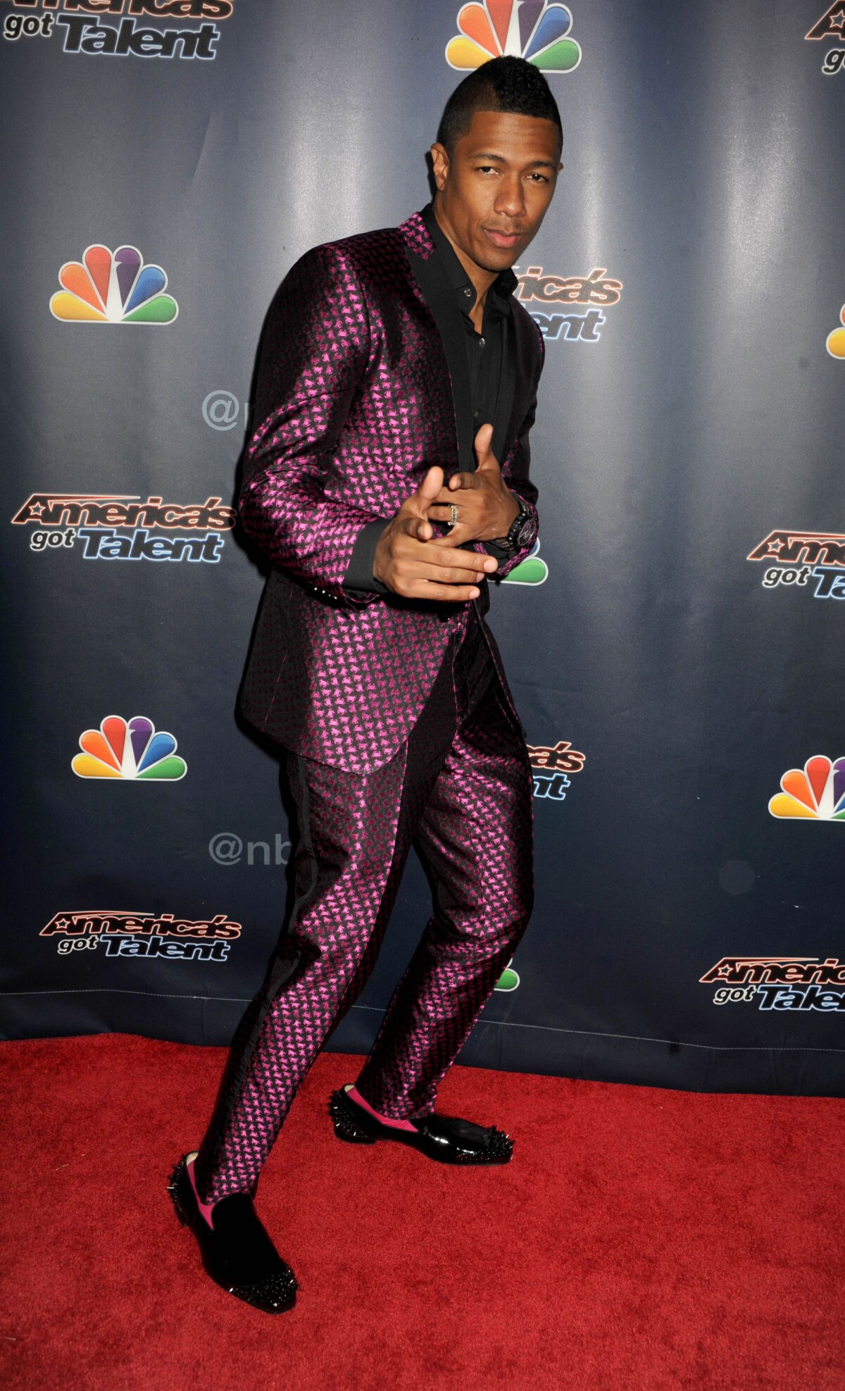 Photo : Nick Cannon lors du prime d'America's Got Talent à New York. Le ...