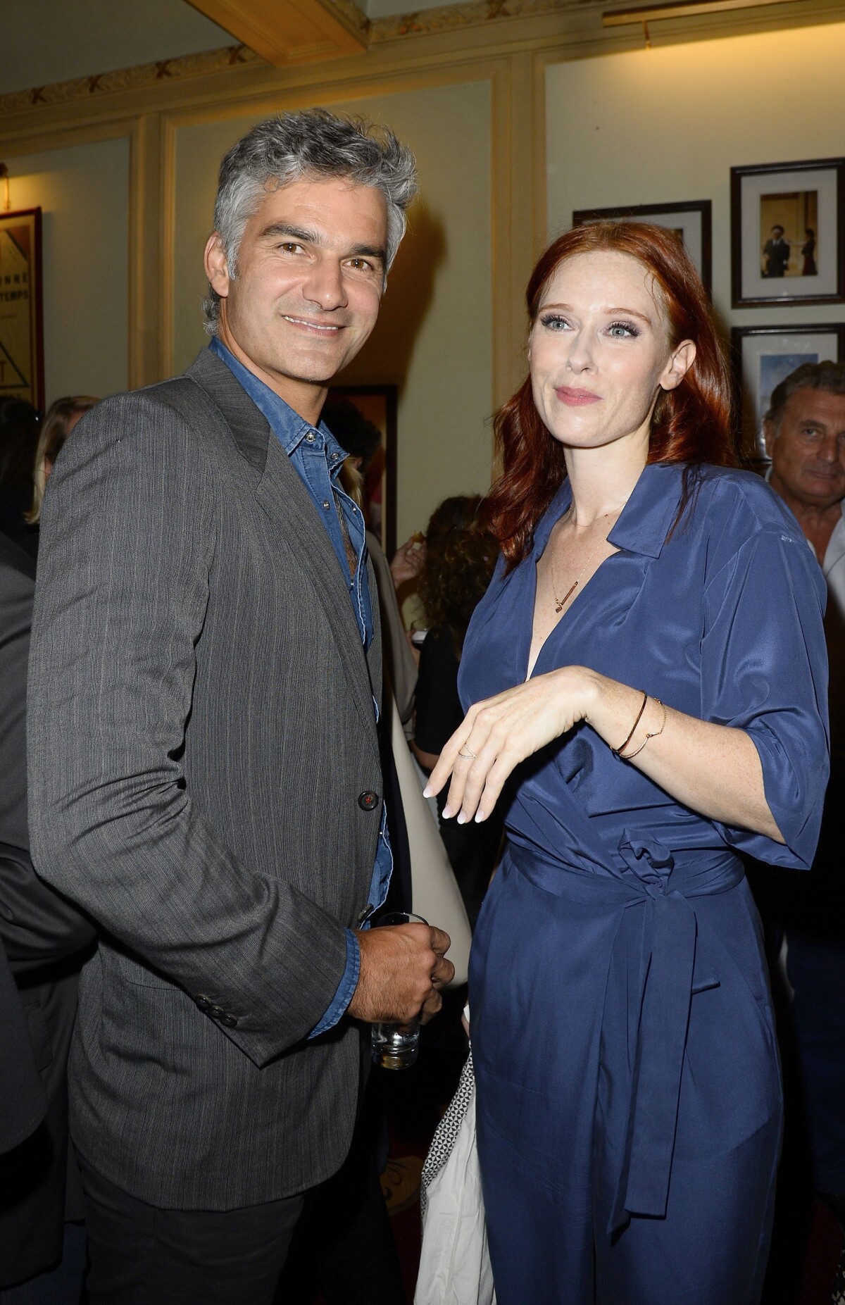 Photo : François Vincentelli et Audrey Fleurot - Générale de la pièce ...