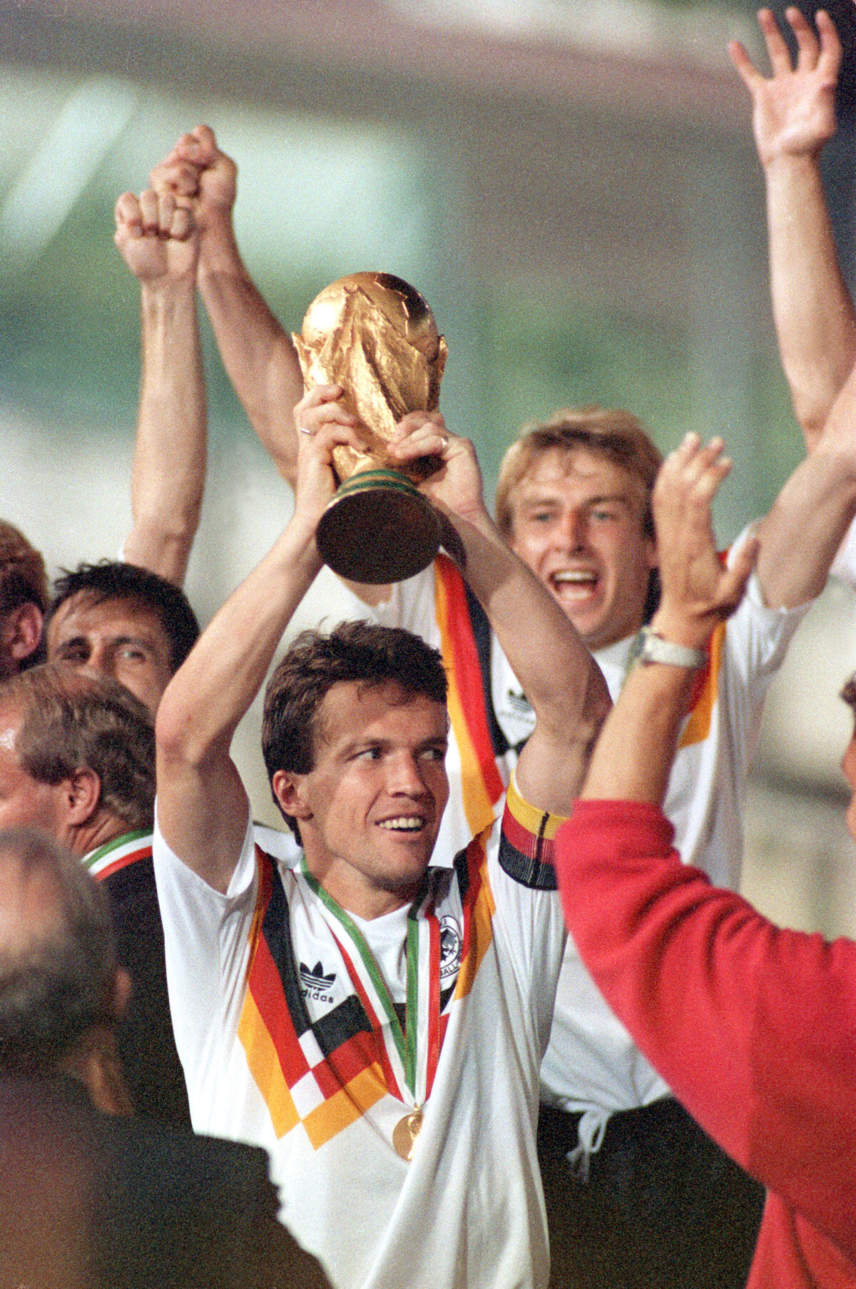 Photo : Lothar Matthäus à Rome, le 8 juillet 1990. - Purepeople