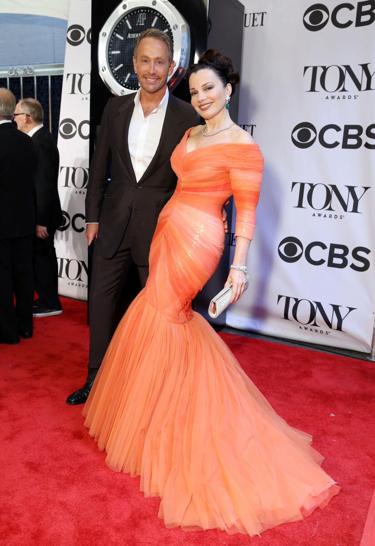 Photo : Fran Drescher et son ancien mari Peter Marc Jacobson lors de la ...