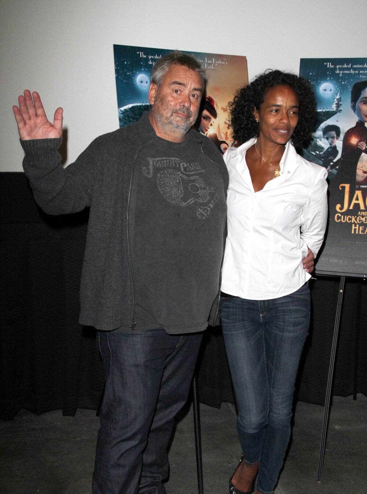 Photo : Luc Besson et sa femme Virginie Besson-Silla - Projection du ...