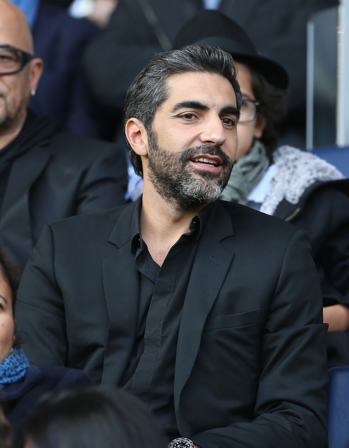 Photo : Ary Abittan, au Parc des Princes, le samedi 25 octobre 2014 ...
