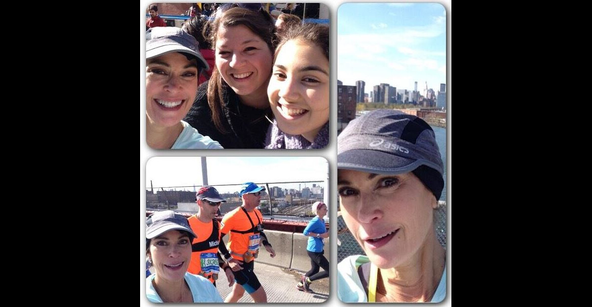Photo : Teri Hatcher et sa fille Emerson, au marathon de New York, le 2 ...