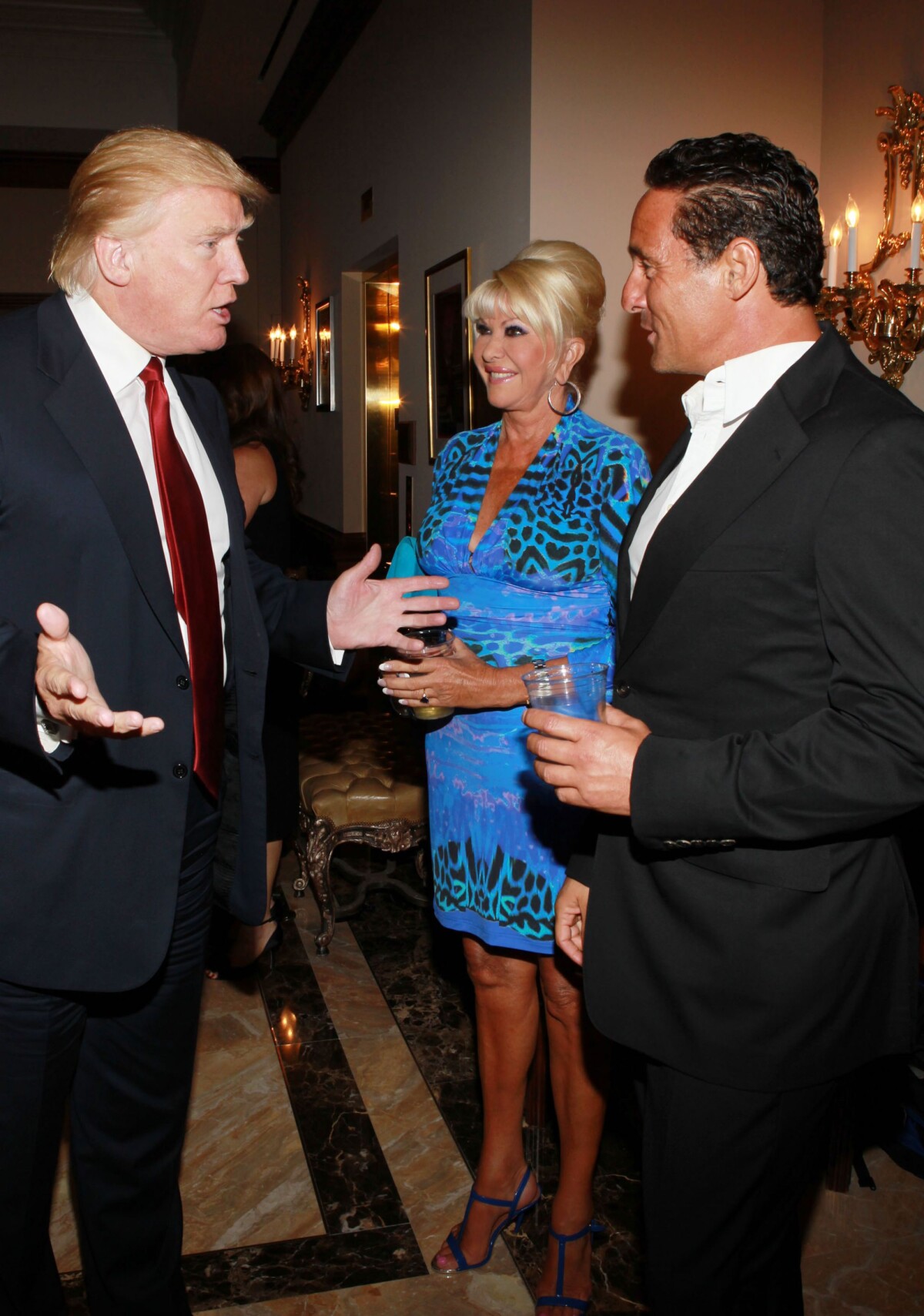 Photo : Donald Trump, Ivana Trump son petit ami Marcantonio Rota à ...