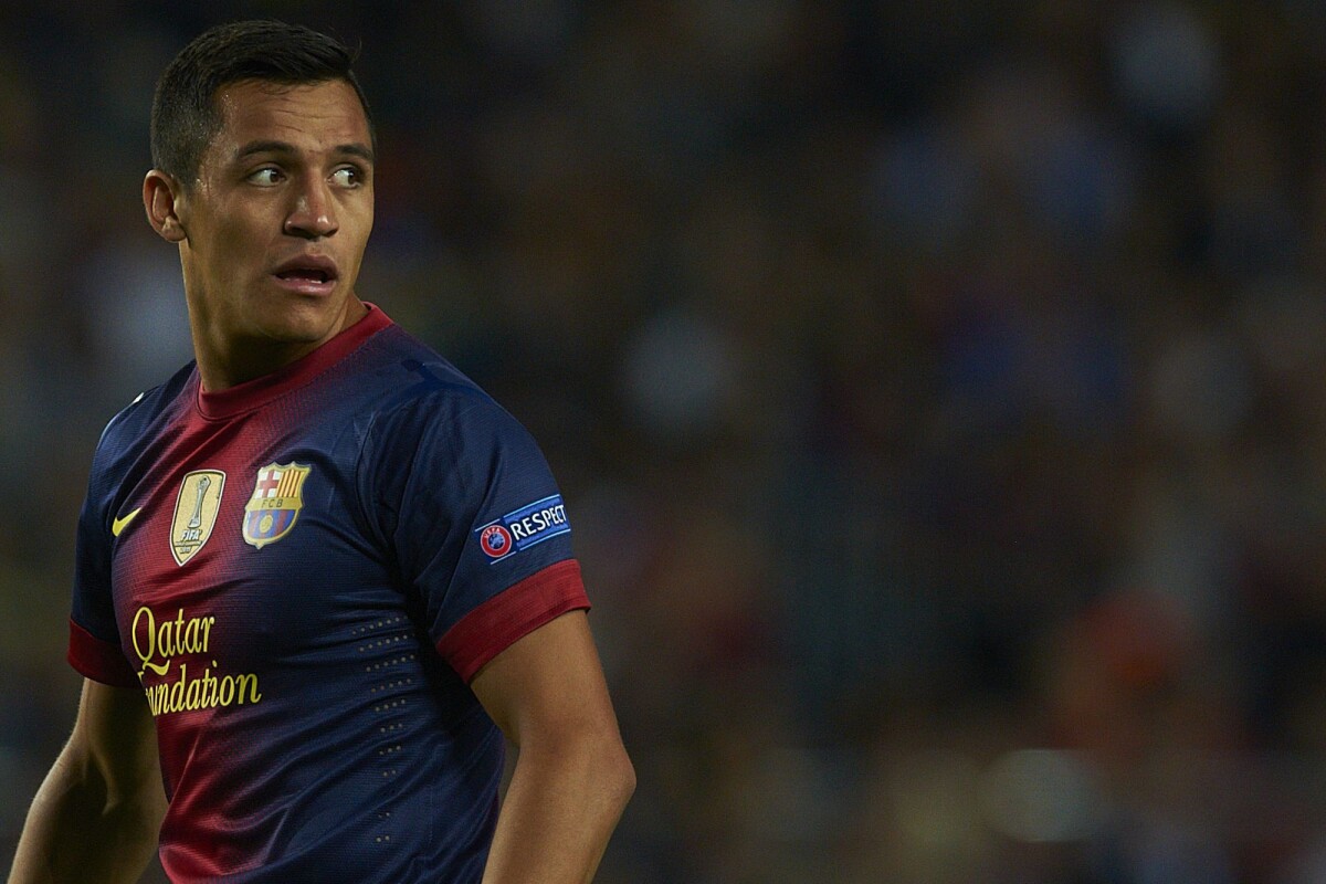 Photo : Alexis Sanchez à Barcelone, le 23 octobre 2012. - Purepeople