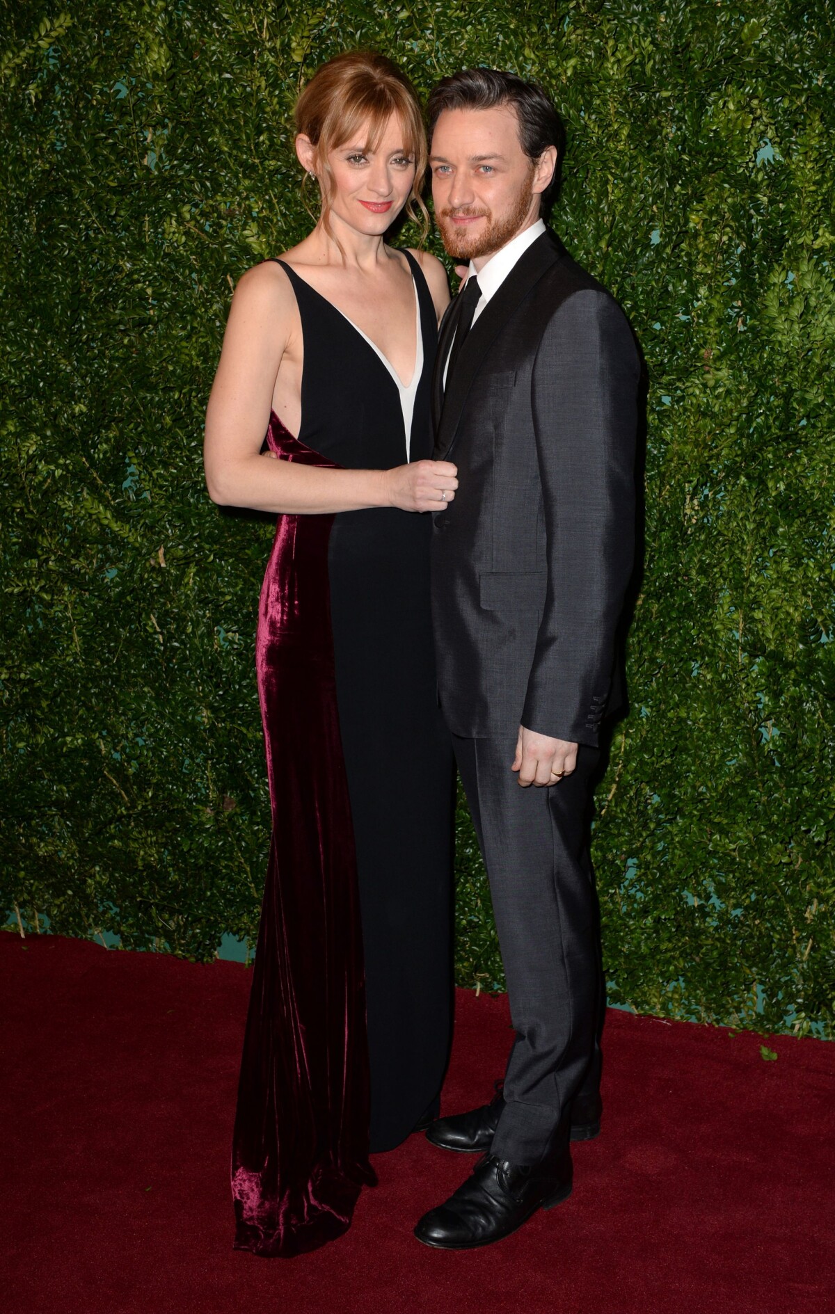 Photo : Anne-Marie Duff et James McAvoy assistent aux Evening Standard ...