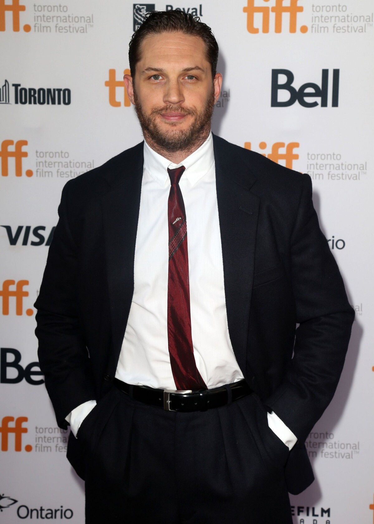 Photo : Tom Hardy lors du festival du film de Toronto le 5 septembre ...