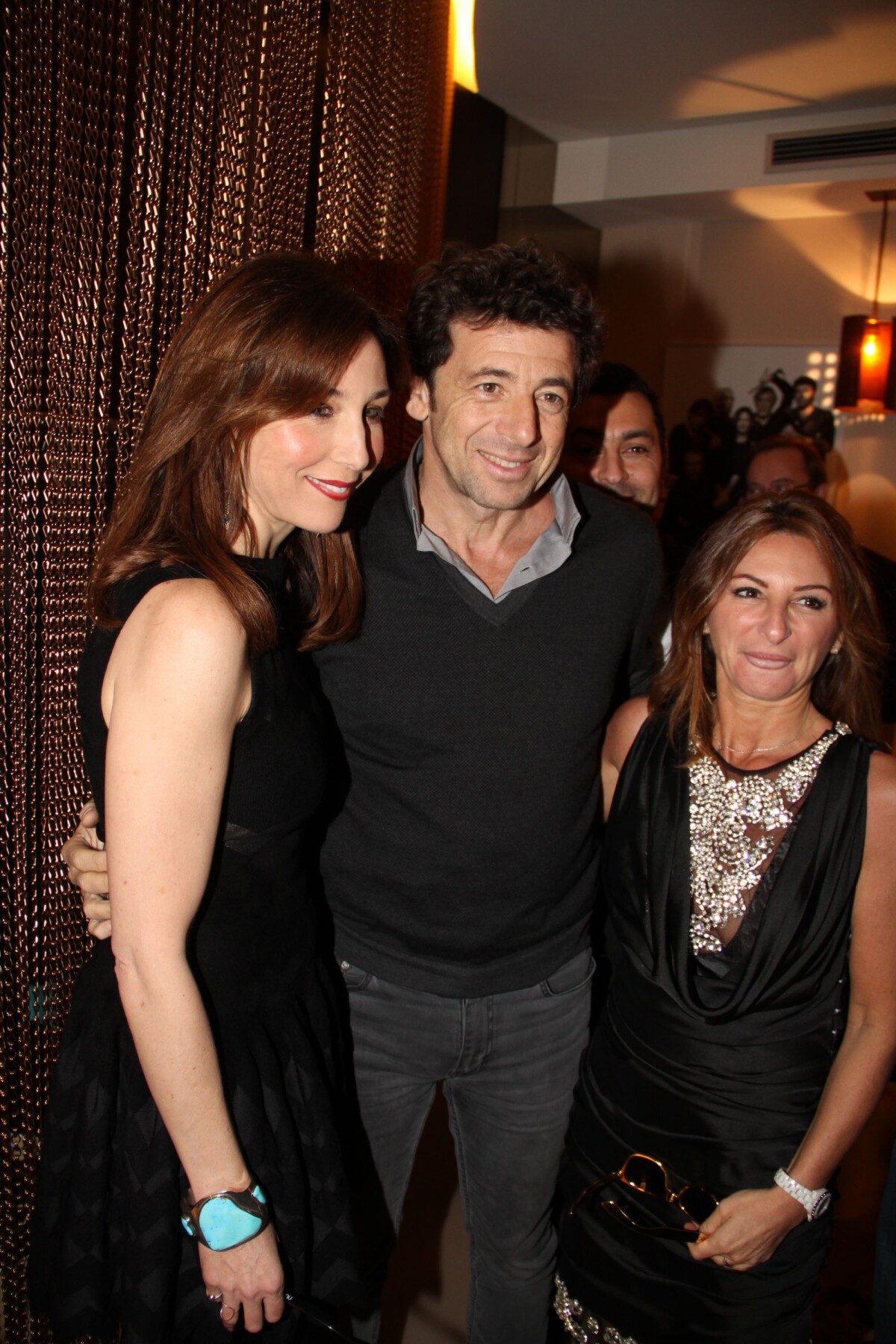 Photo : Elsa Zylberstein, Patrick Bruel et Sarah Guetta - Soirée pour ...