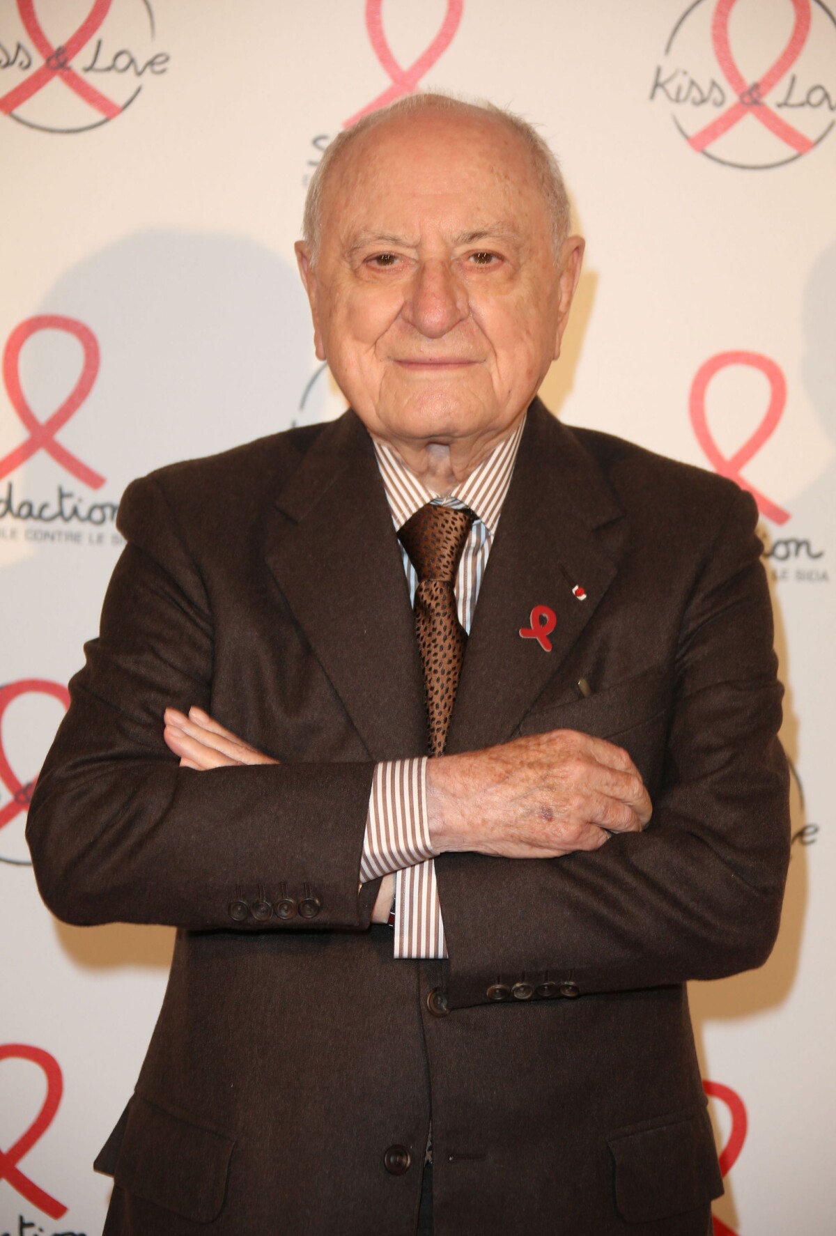 Photo : Pierre Bergé lors du photocall du lancement de l'album des 20 ...